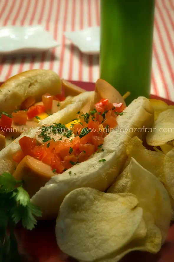 Pinchos de hot dogs - La Señora Bonita