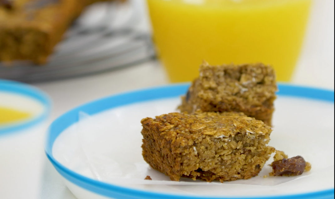 Barras de Quinoa, Avena y Banana - La Señora Bonita
